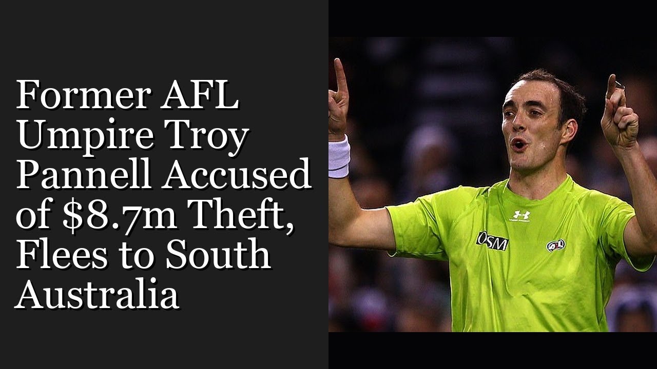 “Ex-AFL Umpire Troy Pannell: The Man Who Whistled His Way Into Legend ...